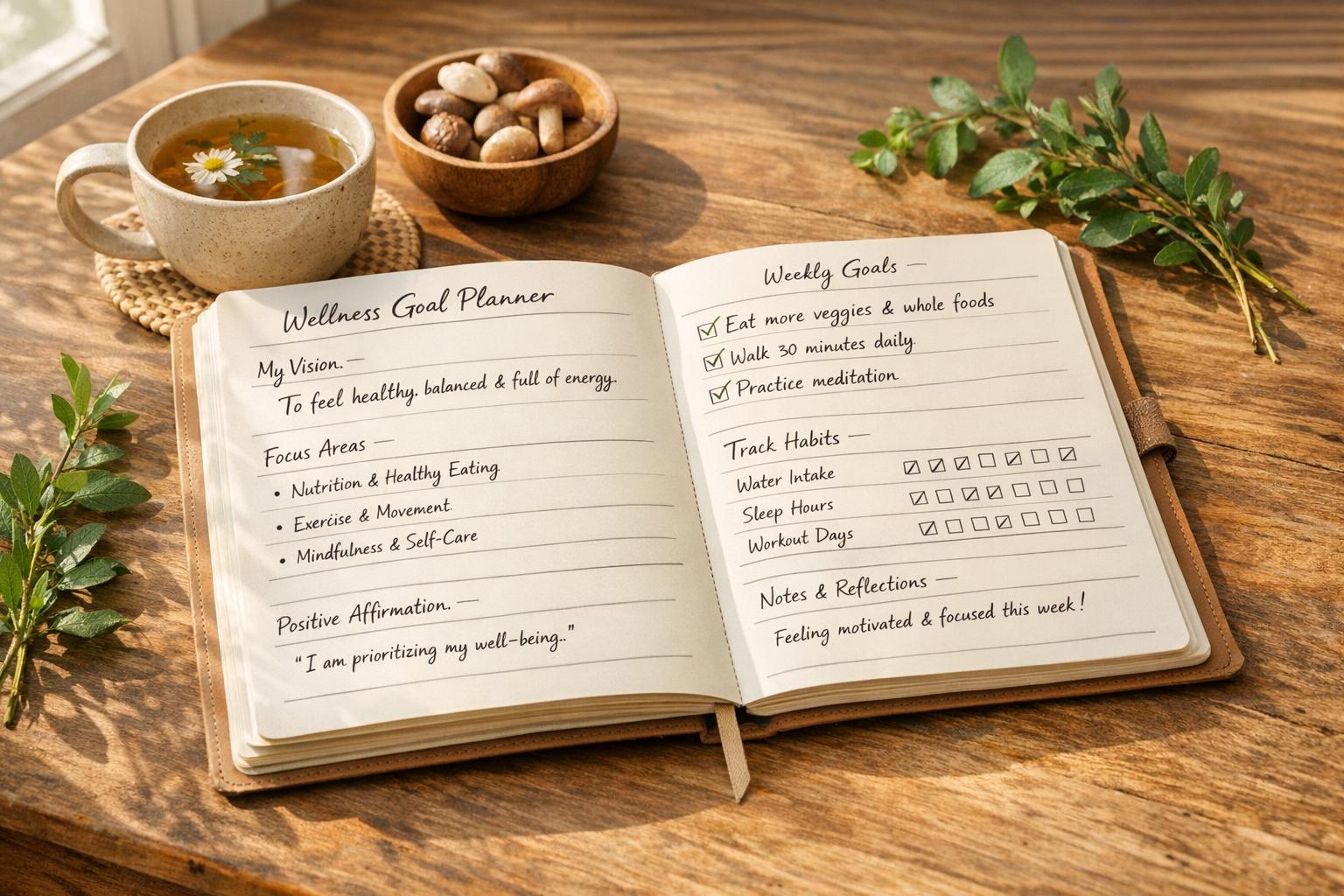Wellness Goal Planner – Brain Wave
