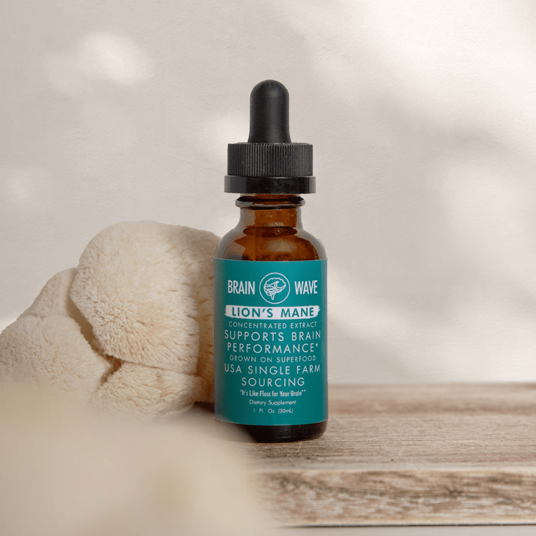 Lion's Mane Mushroom Tincture | Brain Wave Mushroom Tincture